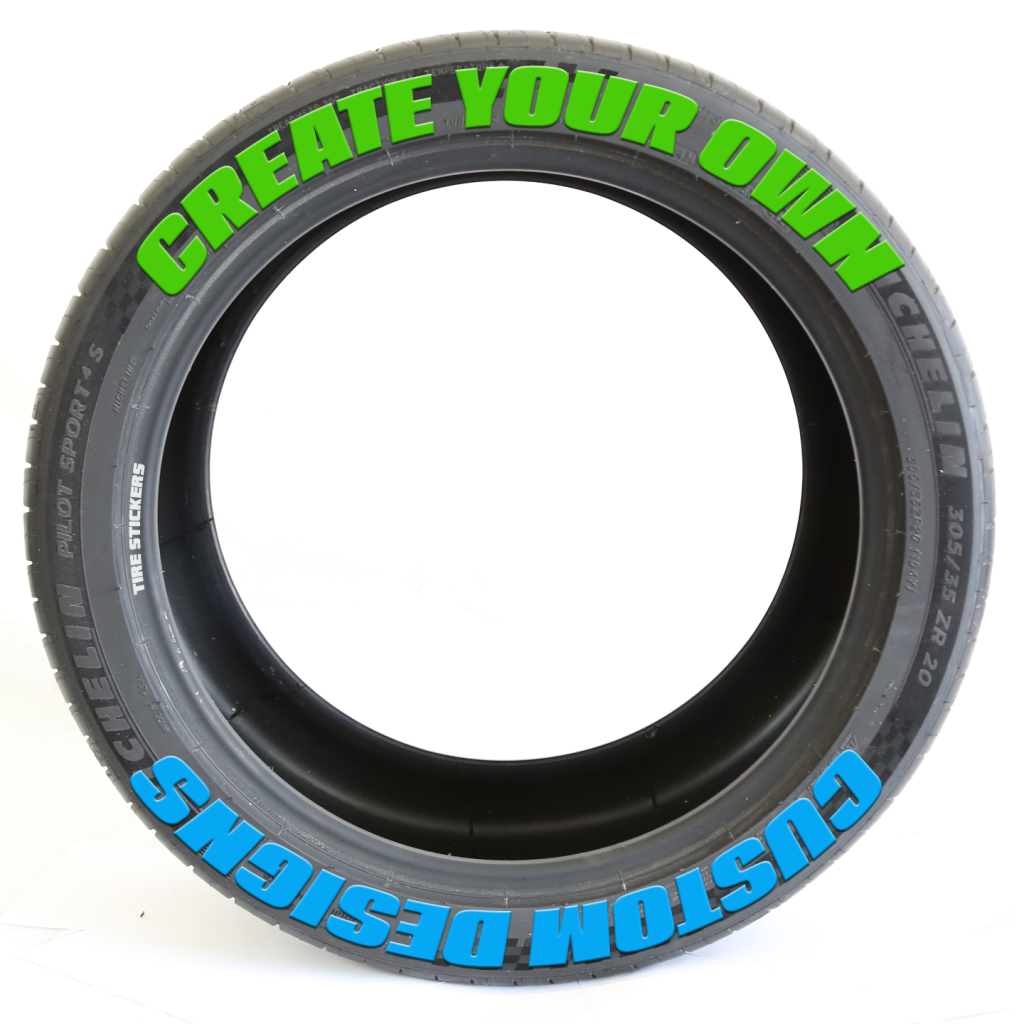 Michelin-4s-305-35-20-Tire Stickers-Create Your Own-GREEN | TIRE ...