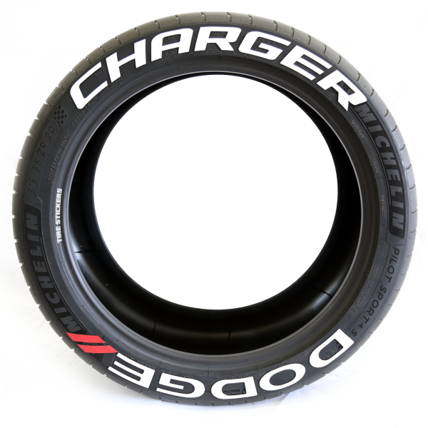 Dodge Charger Tire Stickers